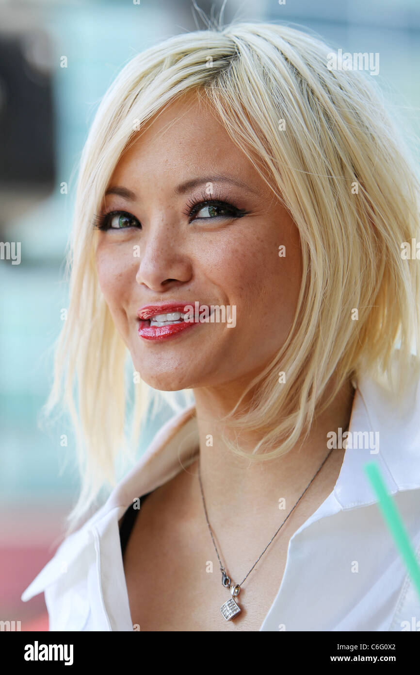 Tila Tequila shows off a violently marked forearm while running errands ... Tila Tequila shows off a violently marked forearm while running errands ...