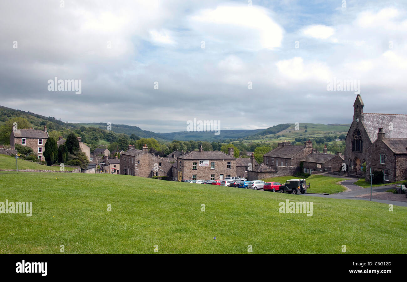 The village of Reeth, North Yorkshire England UK Stock Photo - Alamy