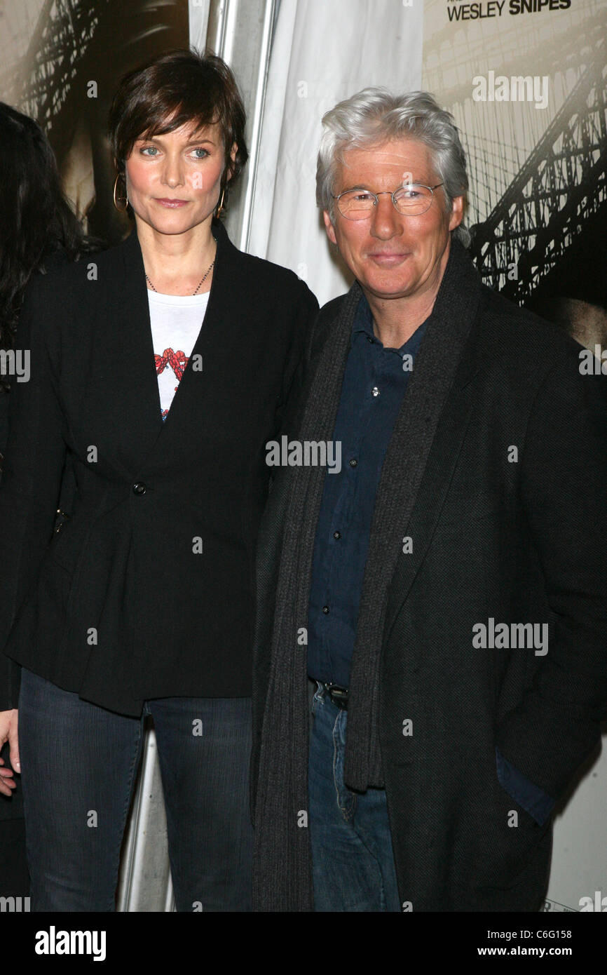 Carey Lowell, Richard Gere New York premiere of 'Brooklyn's Finest' at ...