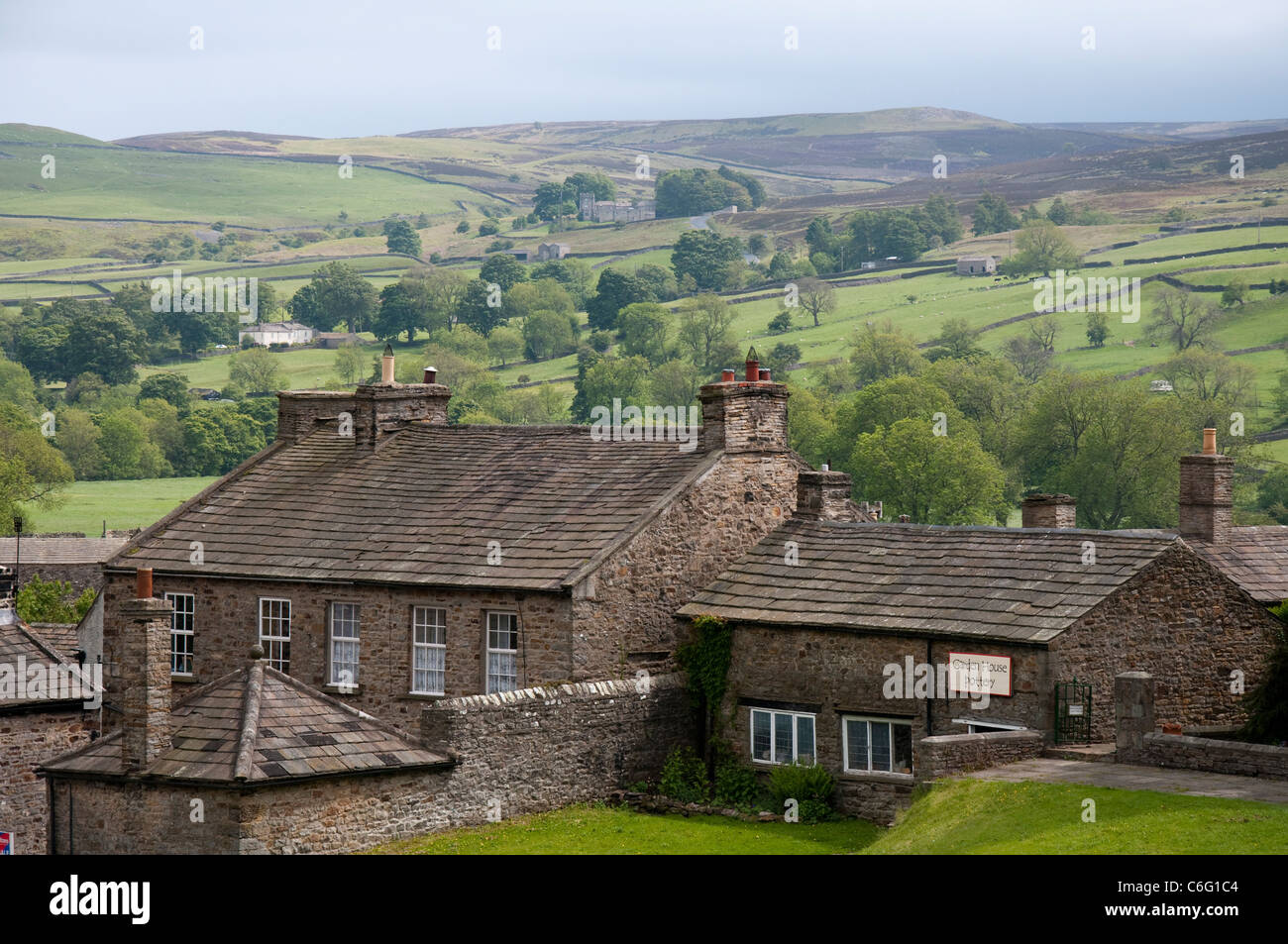 Reeth, North Yorkshire England UK Stock Photo - Alamy