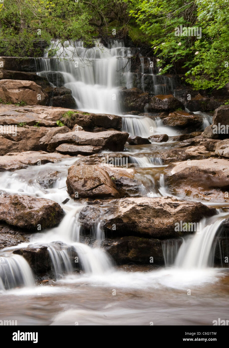 Catrake force waterfall river swale hi-res stock photography and images ...