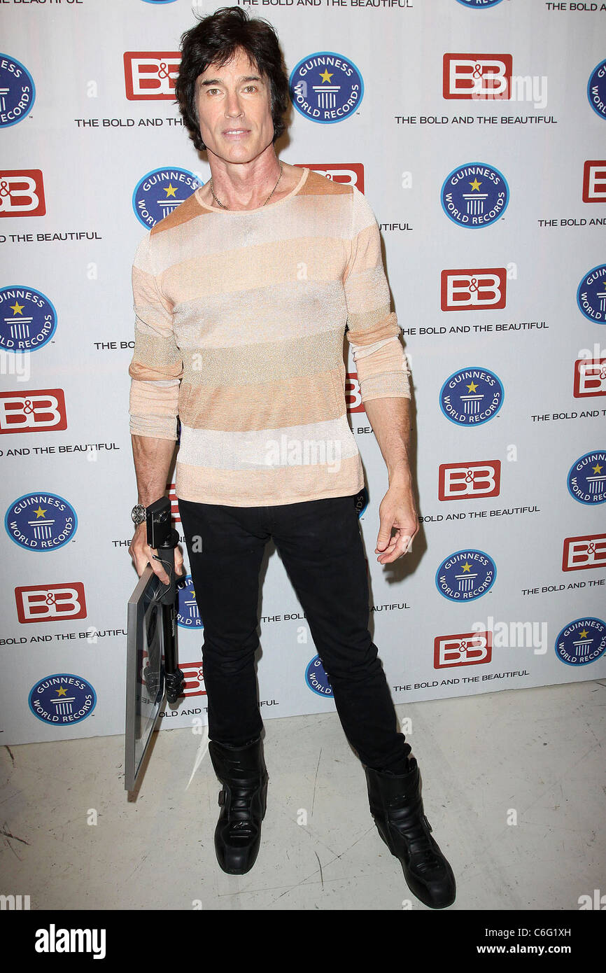 Ronn Moss Guinness World Record's official validation for 'The Bold ...