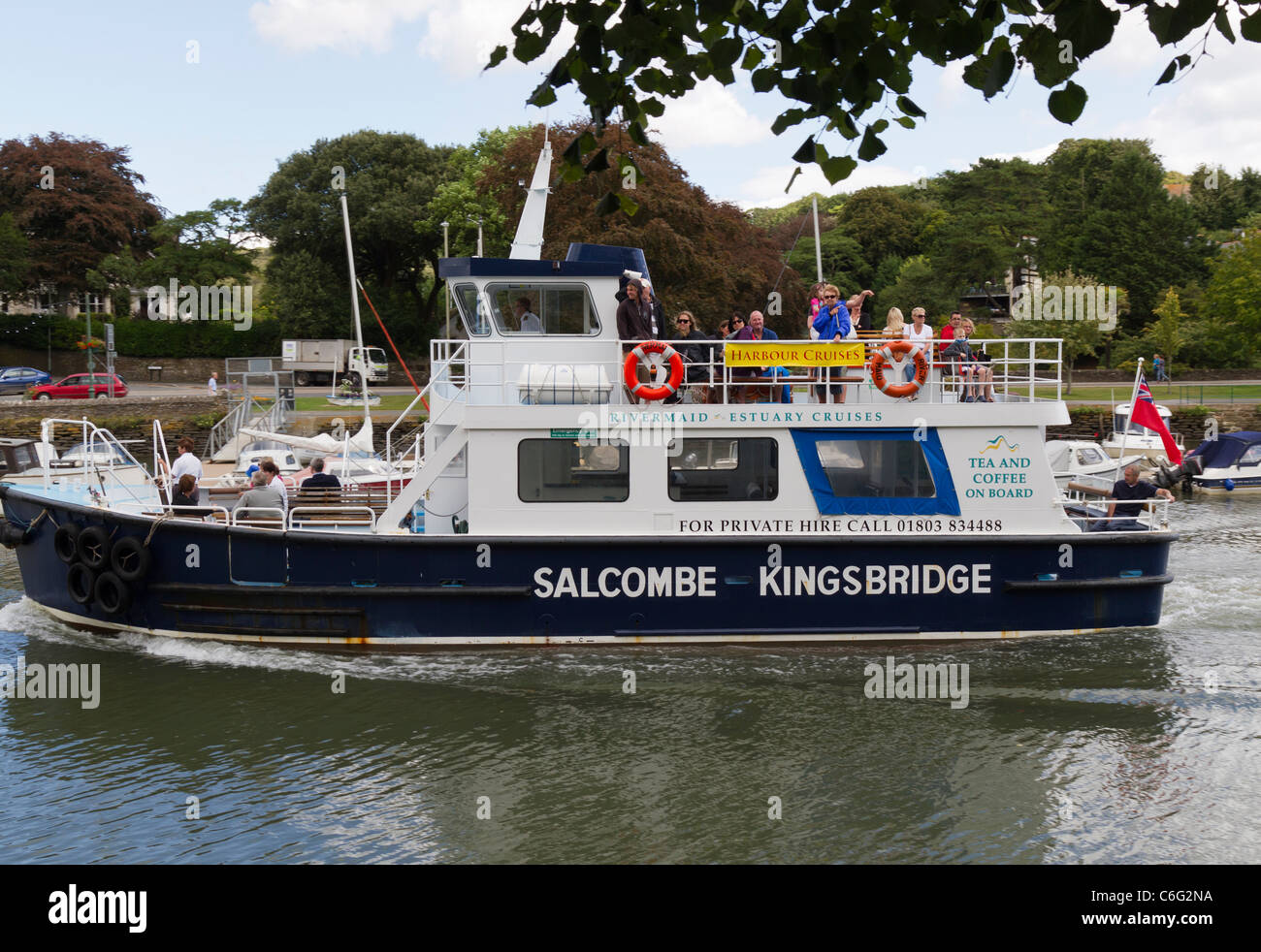 The Salcombe to Kingsbridge ferry Stock Photo - Alamy