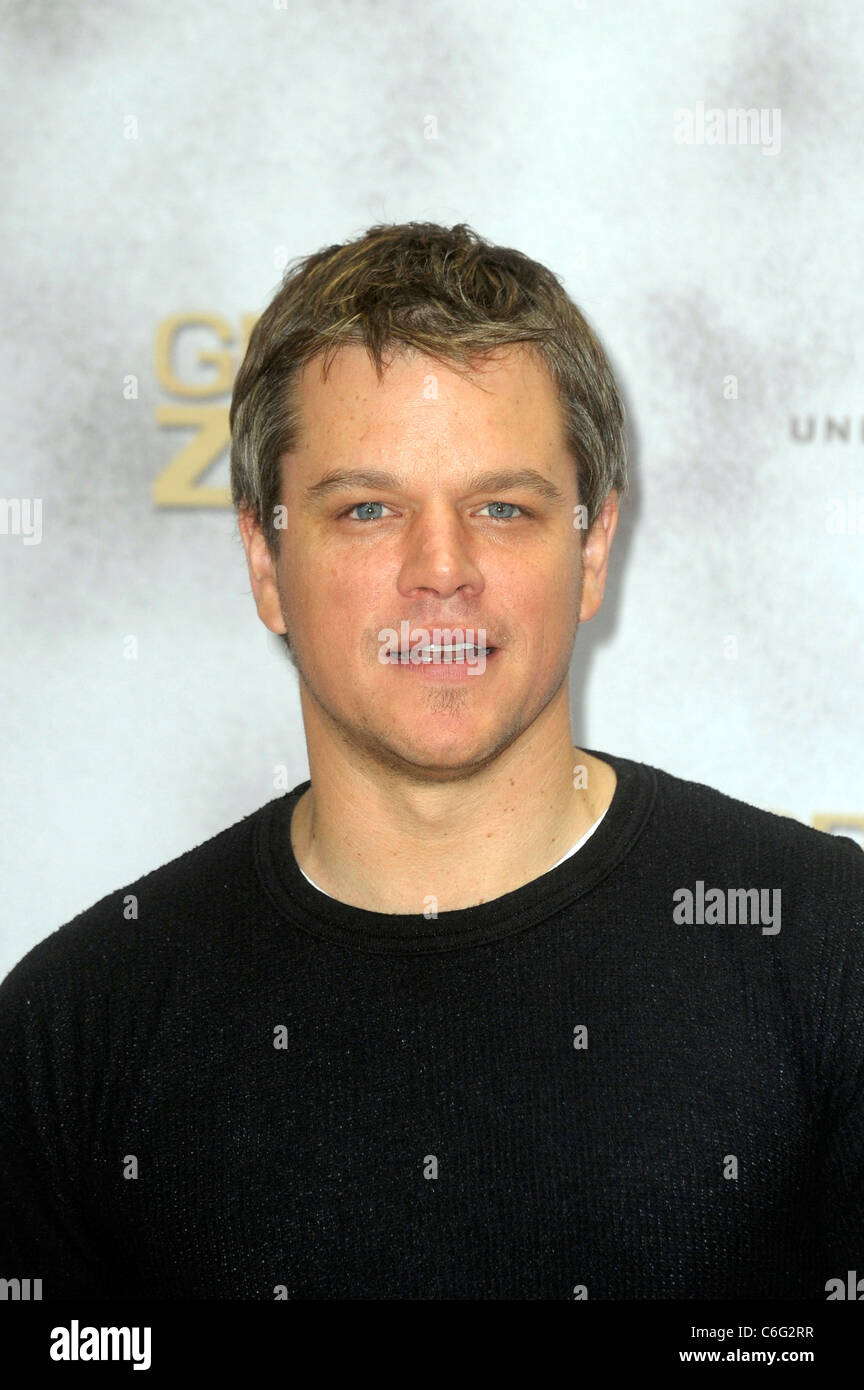 Matt Damon Green Zone photocall held at the Hotel Adlon Berlin, Germany ...