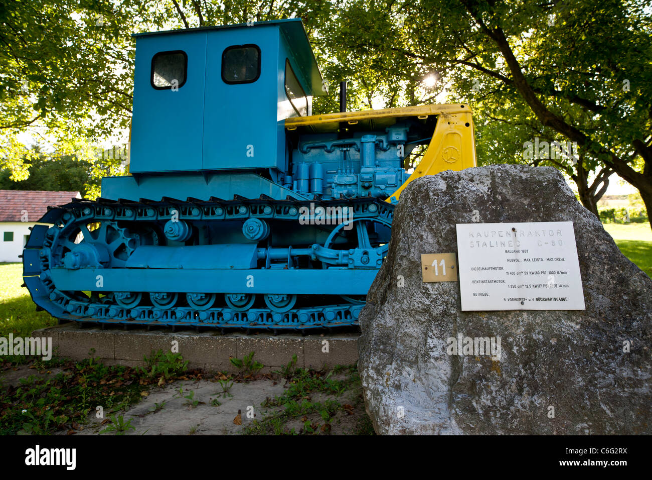 Stalinec C-80 tracked traction engine, part of the OMV oil and gas ...