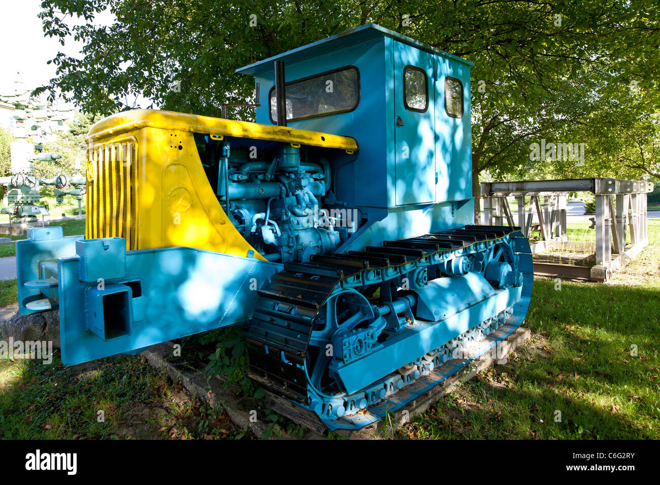 Stalinec C-80 tracked traction engine, part of the OMV oil and gas ...
