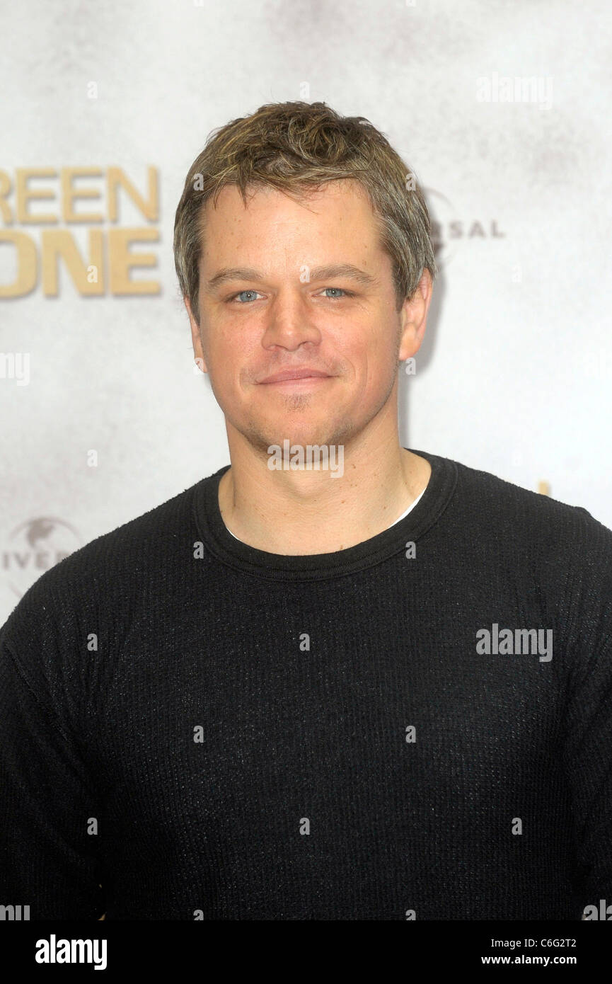 Matt Damon Green Zone photocall held at the Hotel Adlon Berlin, Germany ...