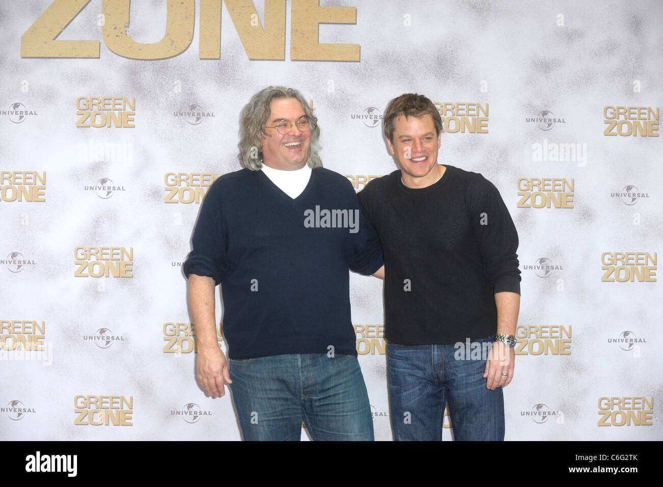 Paul Greengrass and Matt Damon Green Zone photocall held at the Hotel ...