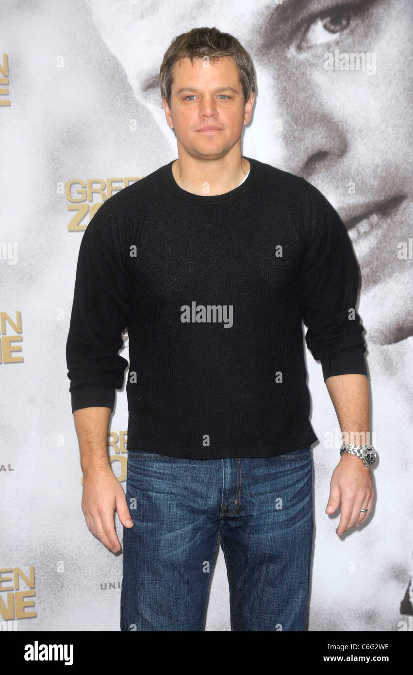 Matt Damon Green Zone photocall held at the Hotel Adlon Berlin, Germany ...