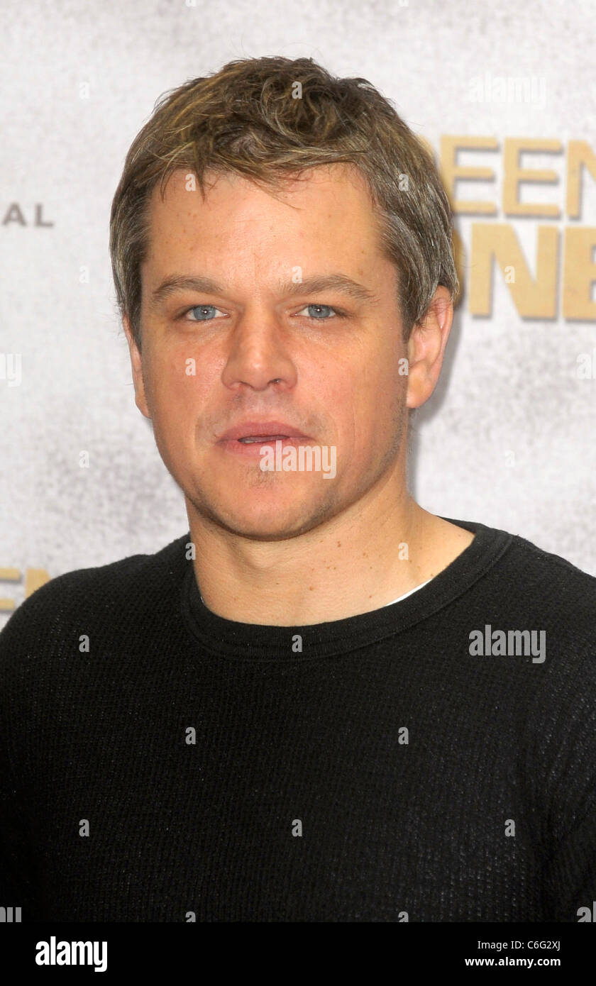 Matt Damon Green Zone photocall held at the Hotel Adlon Berlin, Germany ...