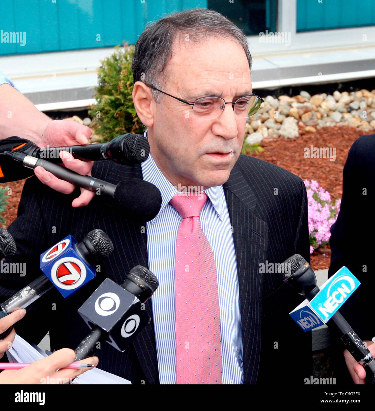 Adam Wheeler's attorney Steven Sussman outside Middlesex Superior Court ...