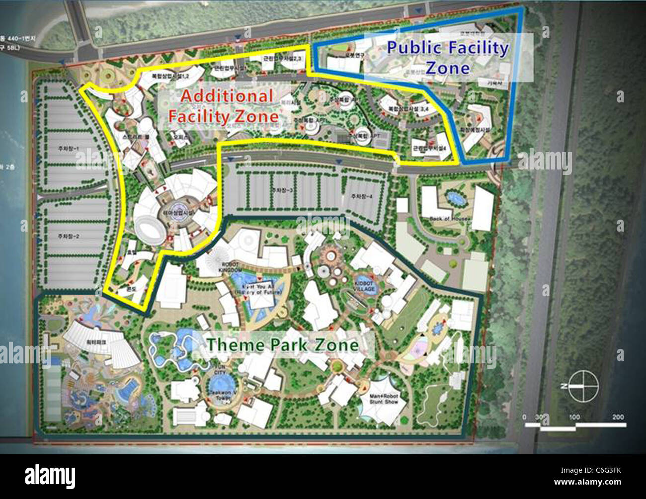 Robotland (site layout plan) South Korea is committed to building not ...