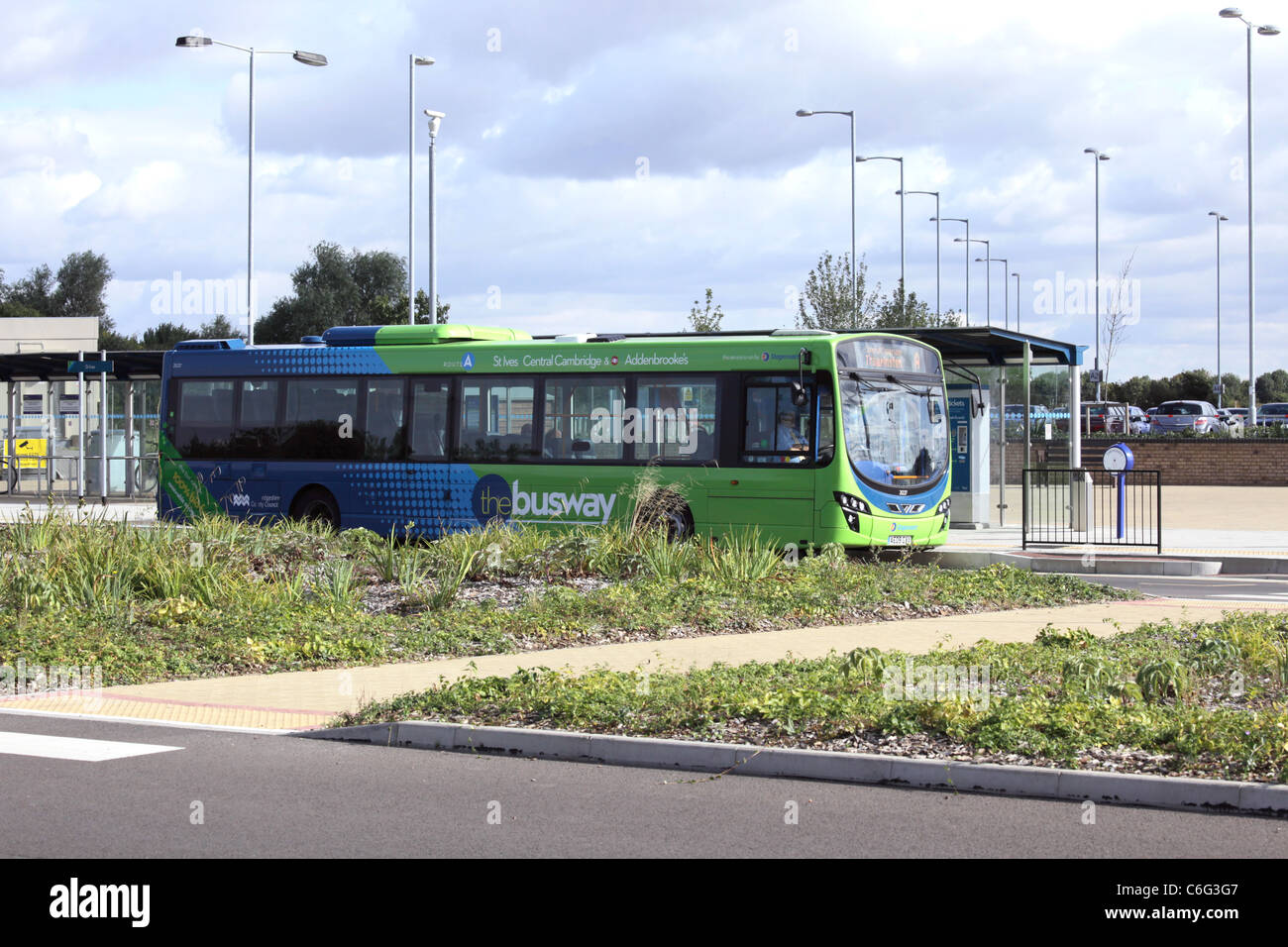 Guided busway cambridgeshire hi-res stock photography and images - Alamy