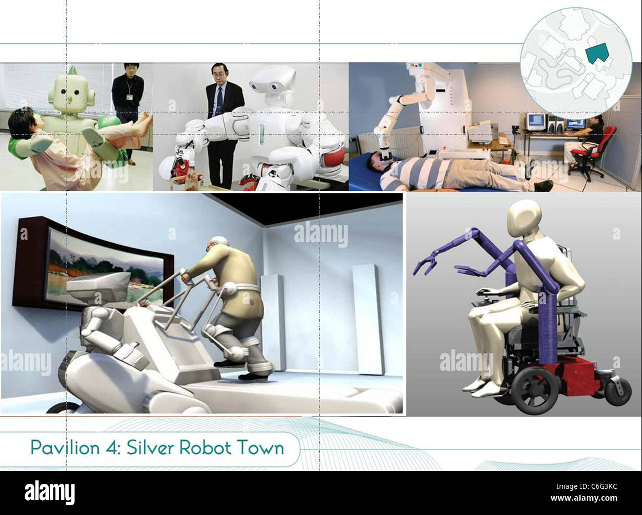 Robotland (pavilion robot town) South Korea is committed to building ...