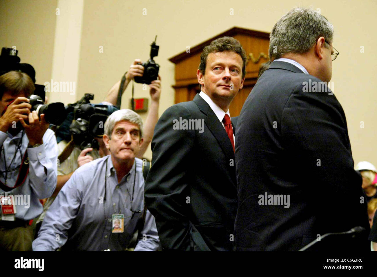 Tony Hayward, CEO of BP oil and energy company testifies at a House ...
