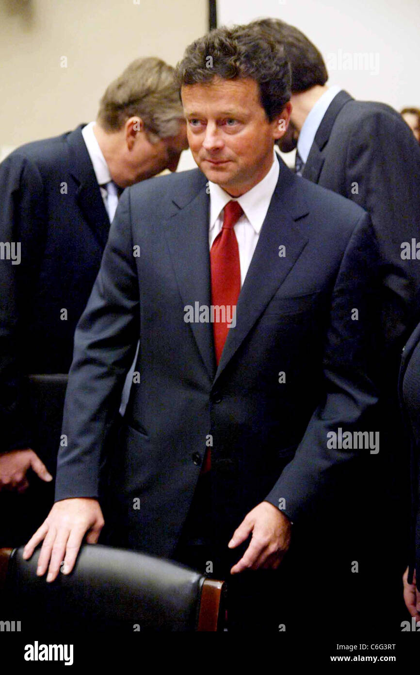 Tony Hayward, CEO of BP oil and energy company testifies at a House ...