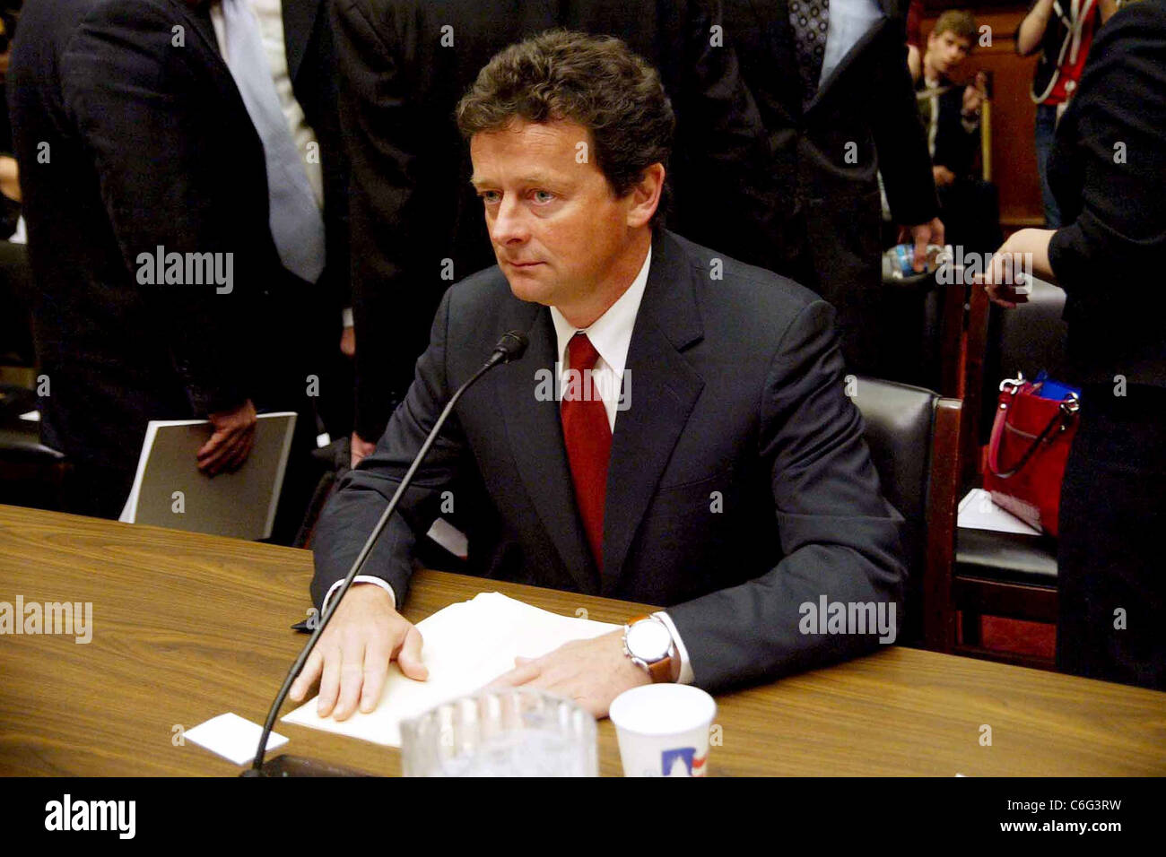 Tony Hayward, CEO of BP oil and energy company testifies at a House ...