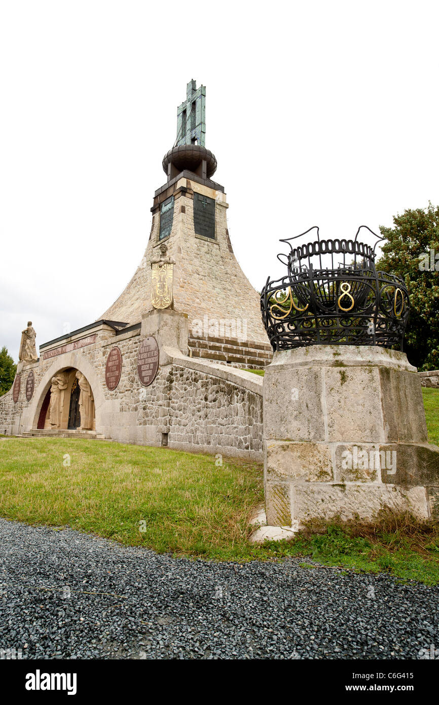 The Mohyla Miru "Cairn of Peace" memorial to the battle of Austerlitz ...