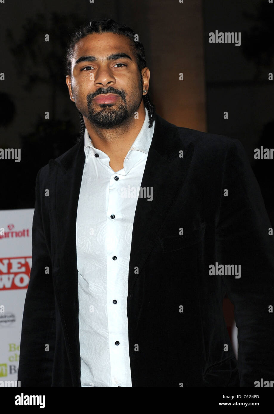 David Haye, attends the Children's Champions 2010 awards at The ...
