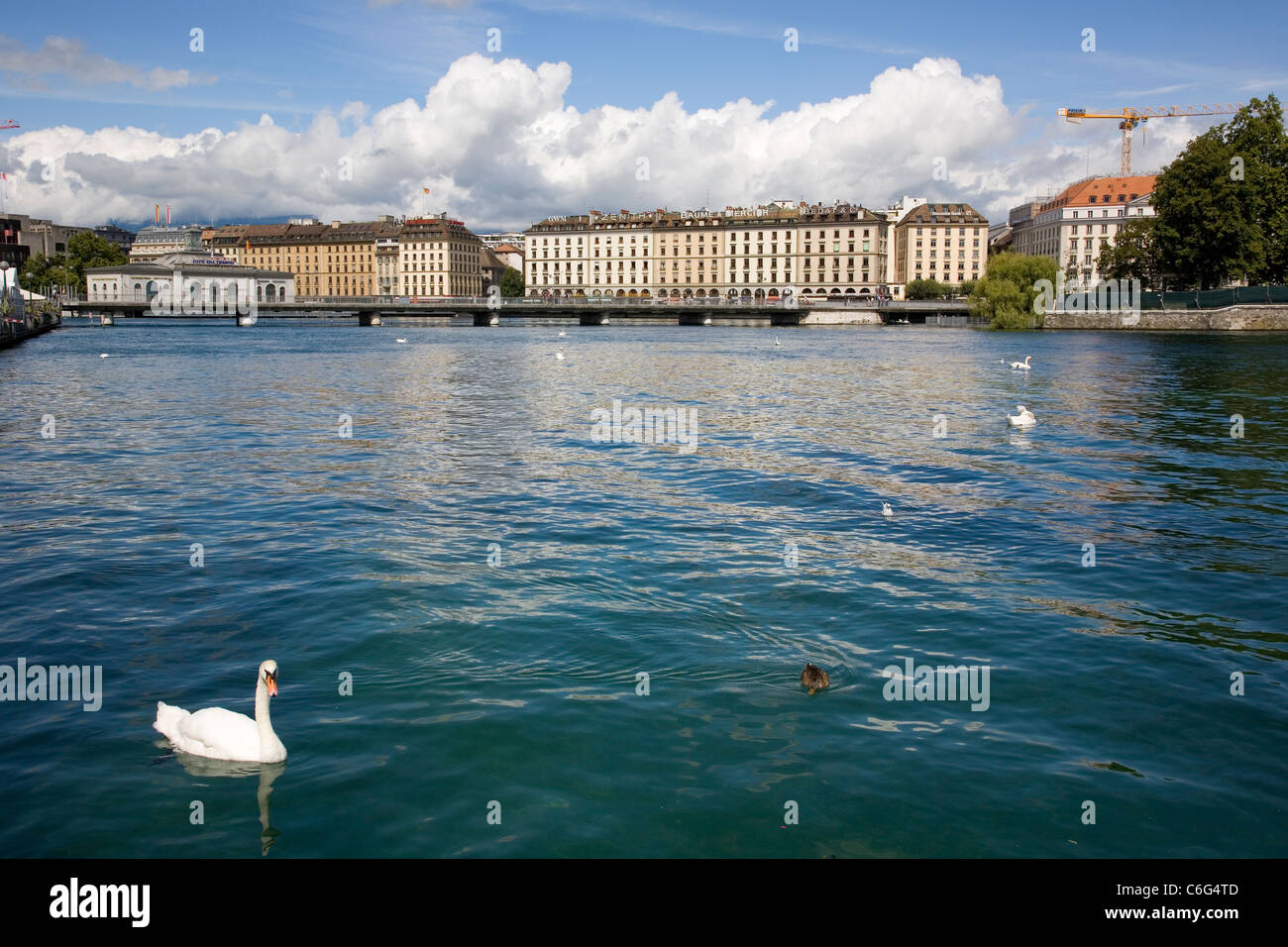 Rhone river geneva hi-res stock photography and images - Alamy