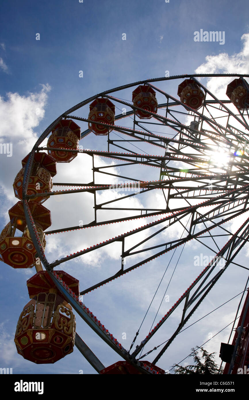Ferris Wheel at Fairground Stock Photo - Alamy