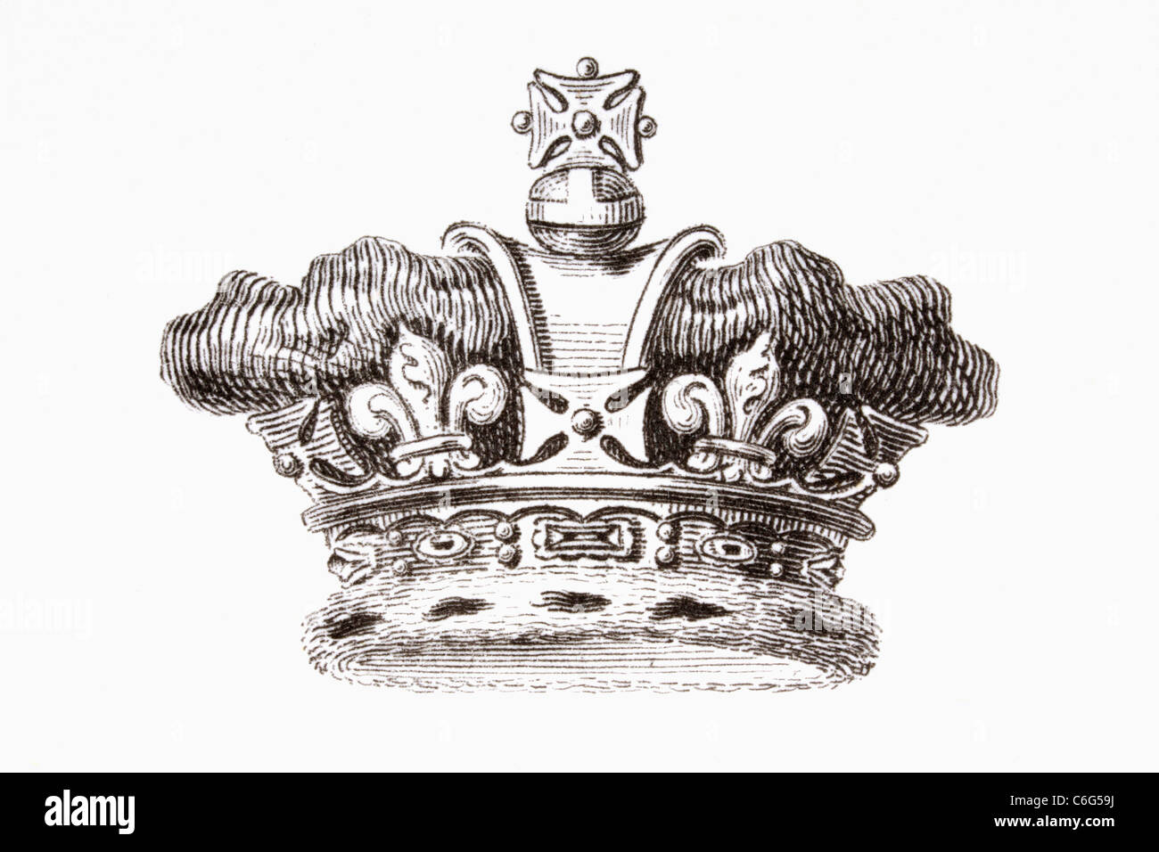The crown of the Prince of Wales Stock Photo - Alamy