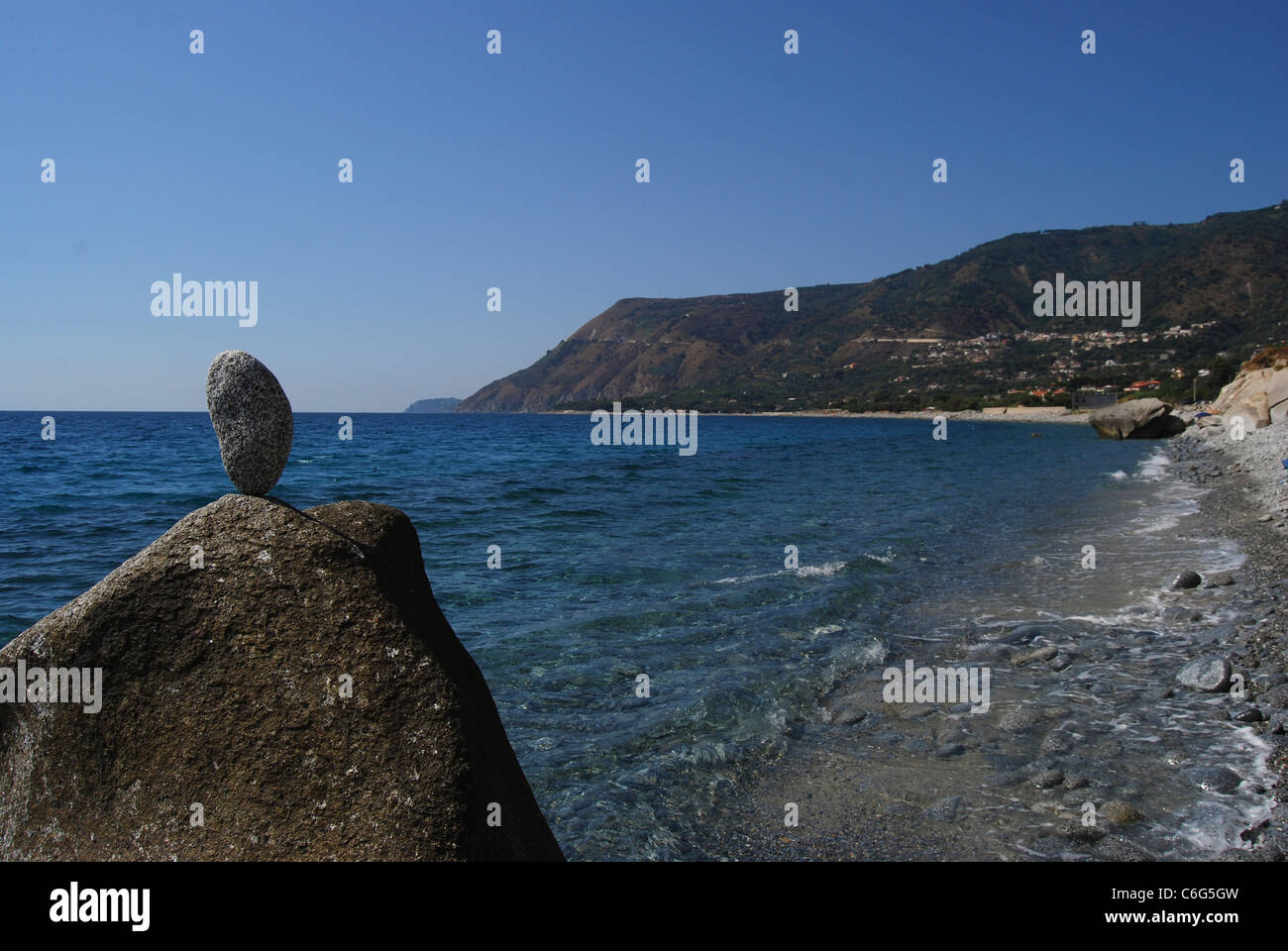 a beautiful marine cliff in Calabria Stock Photo - Alamy