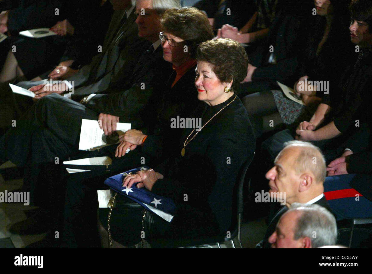 Congressman John Murtha's widow Joyce Murtha at a memorial service for ...