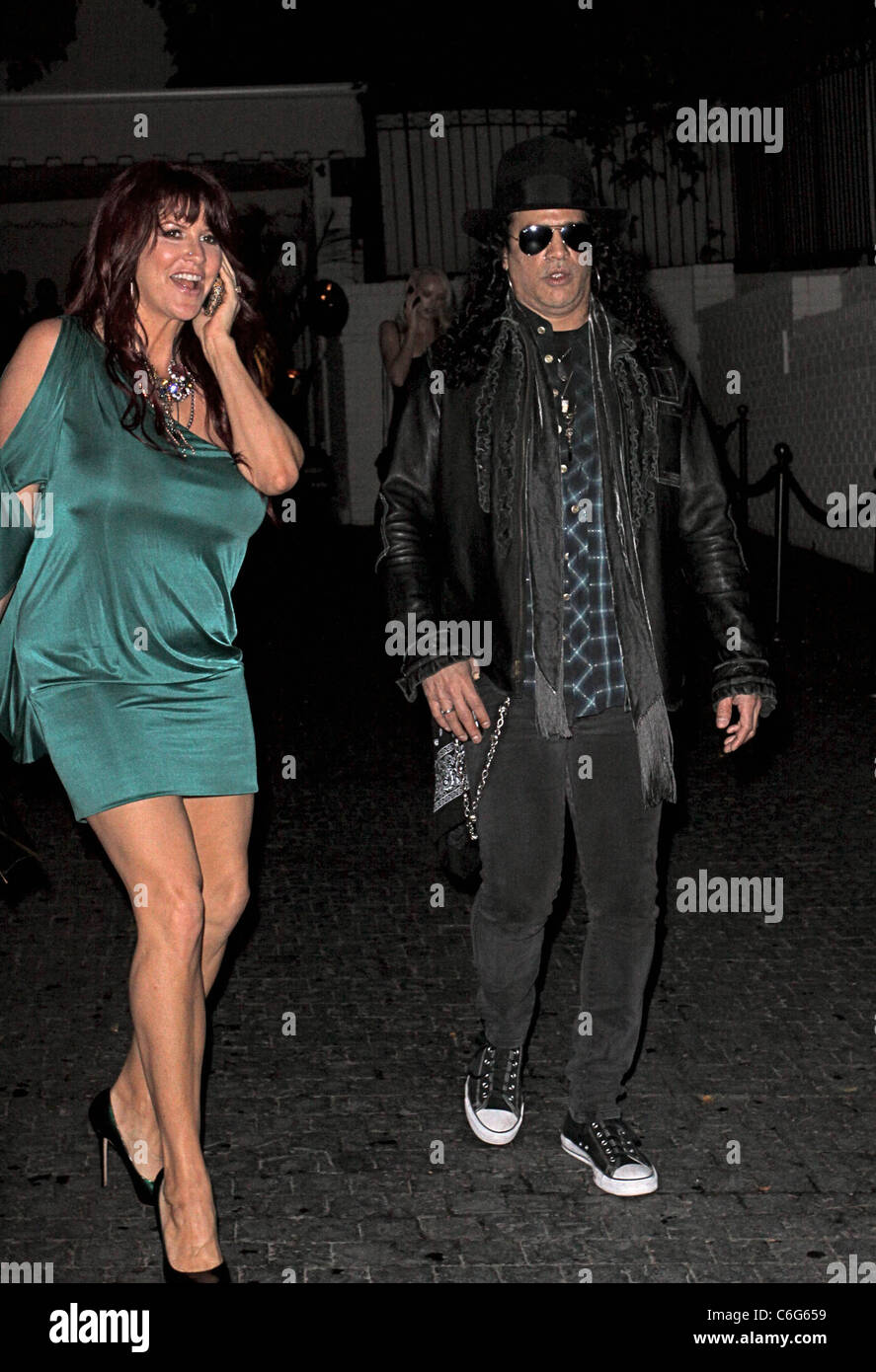 Slash and wife perla hi-res stock photography and images - Alamy