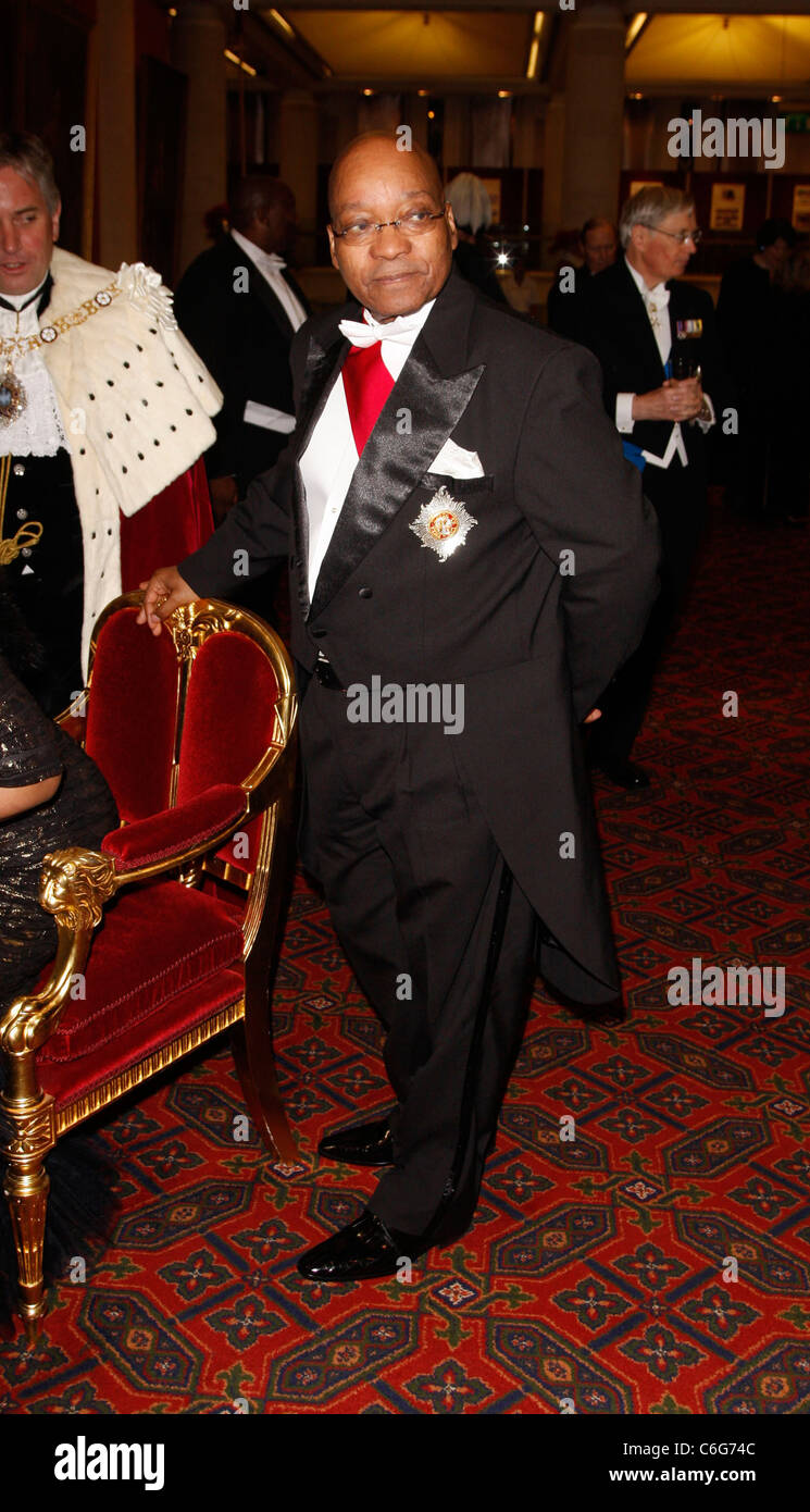 President of South Africa - Jacob Zuma The Lord Mayor Nick Anstee holds ...