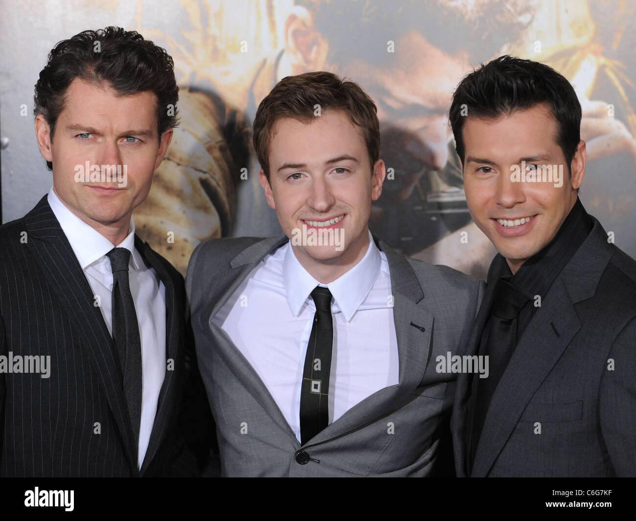 James Badge Dale, Joe Mazzello and Jon Seda Los Angeles Premiere of HBO ...