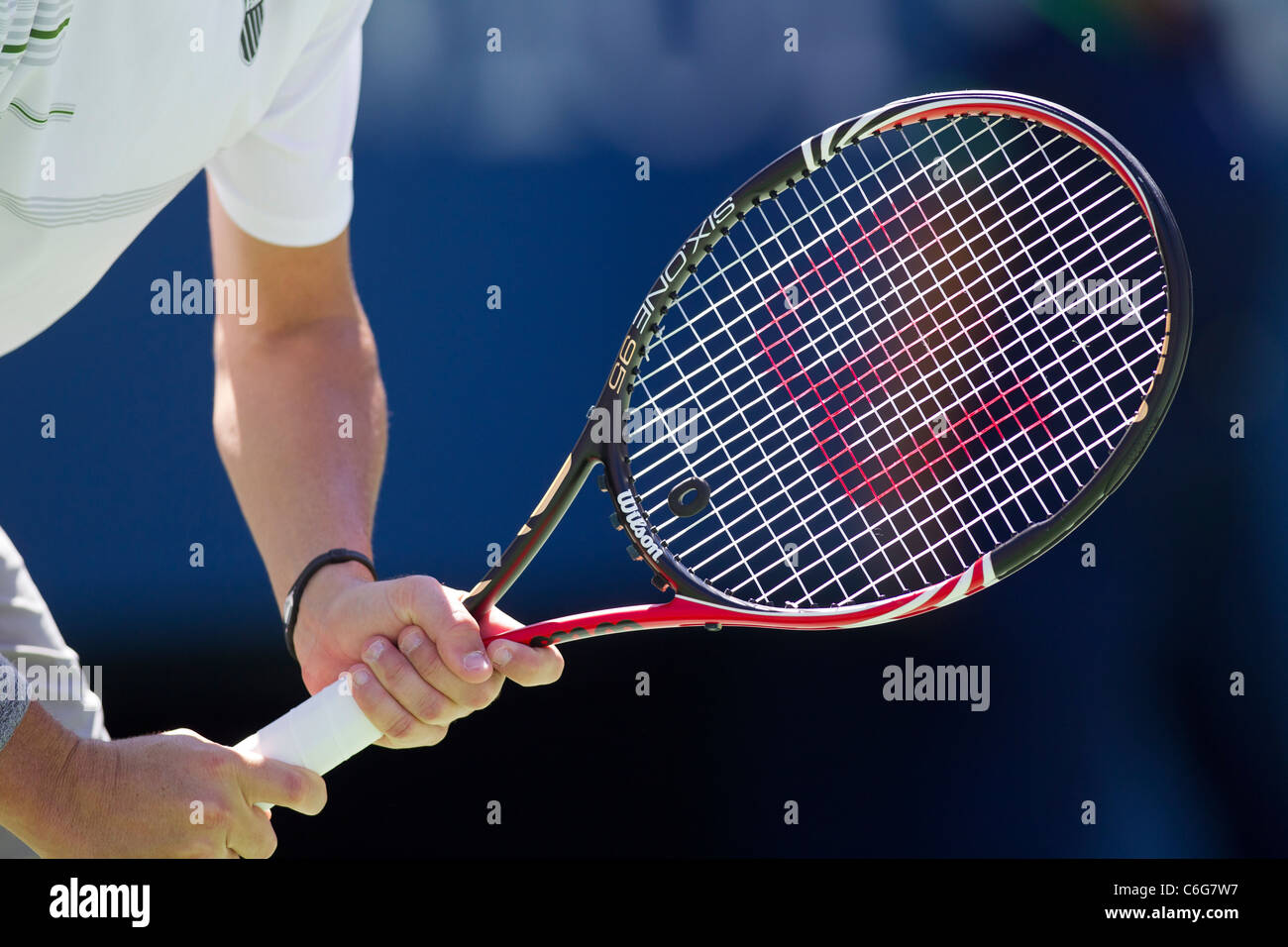 Mardy Fish (USA) competing at the 2011 US Open Tennis Stock Photo - Alamy
