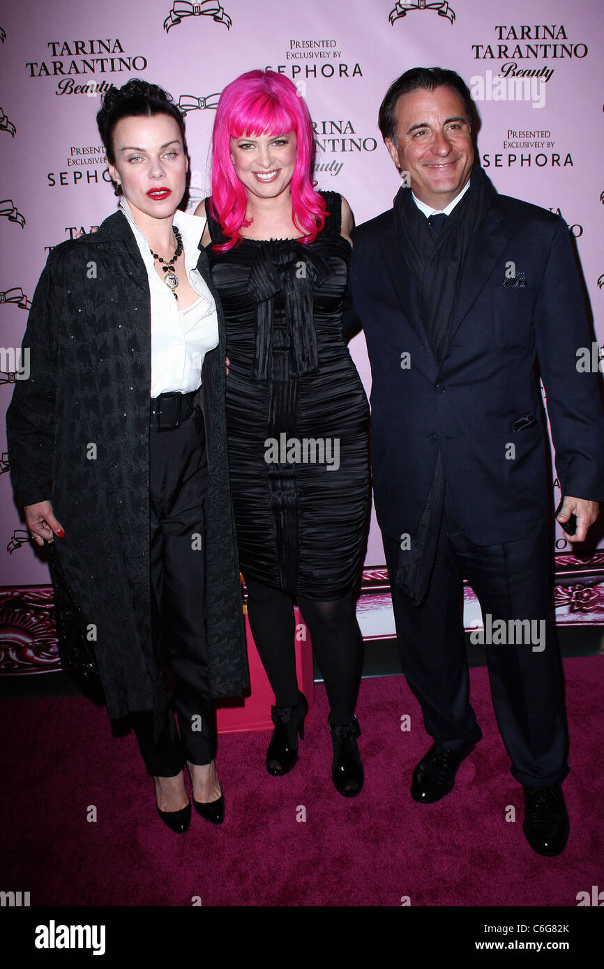 Debi Mazar, Tarina Tarantino and Andy Garcia The Launch Of Tarina ...