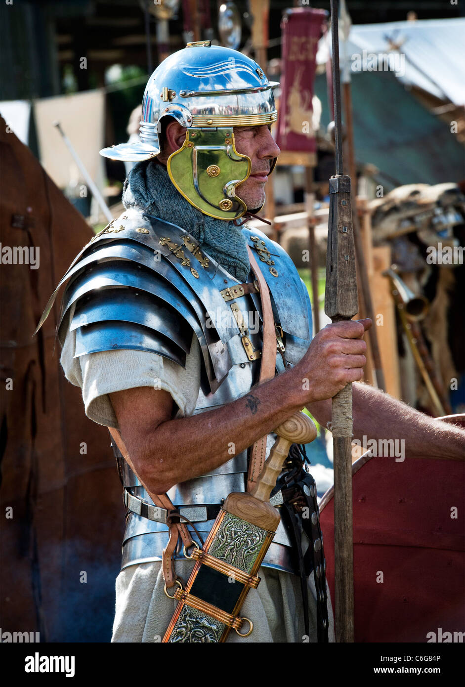 Armor of roman soldier hi-res stock photography and images - Alamy