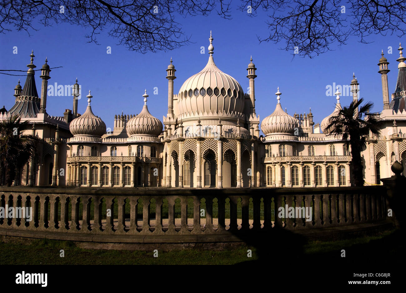 View of The Royal Pavilion Brighton one of the souths major tourist ...