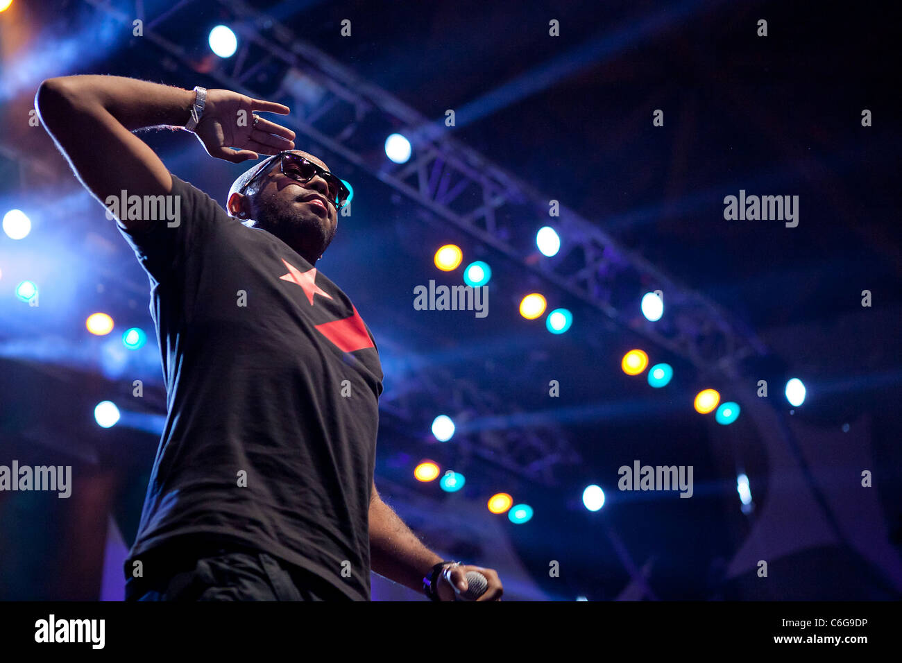 Kalibrados performing at the Festival FestiAngola held at the Pavilhao ...
