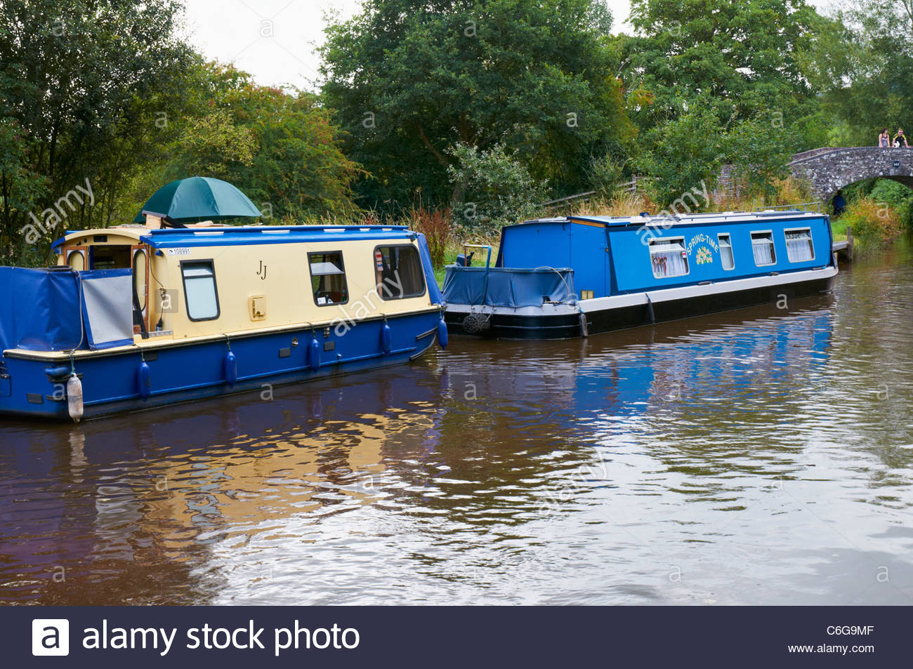 Brecon Beacons Canal Boat High Resolution Stock Photography and Images ...