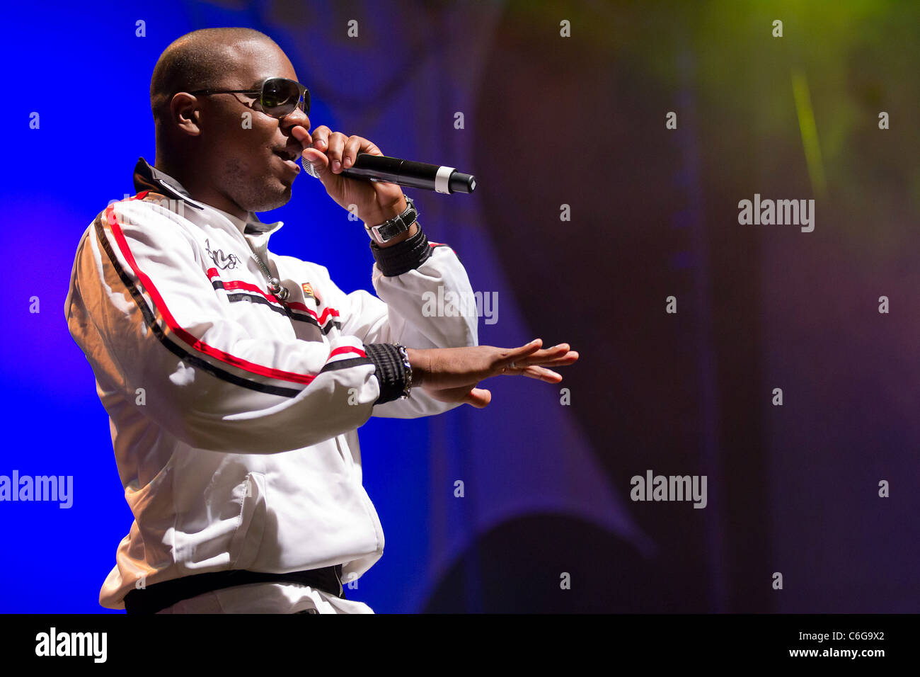 Kalibrados performing at the Festival FestiAngola held at the Pavilhao ...