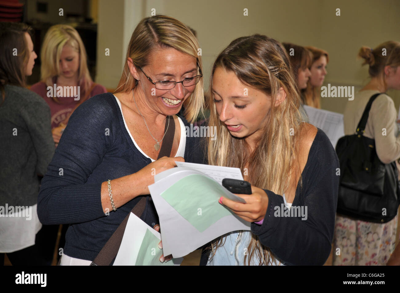 Gcse exam girl hi-res stock photography and images - Alamy