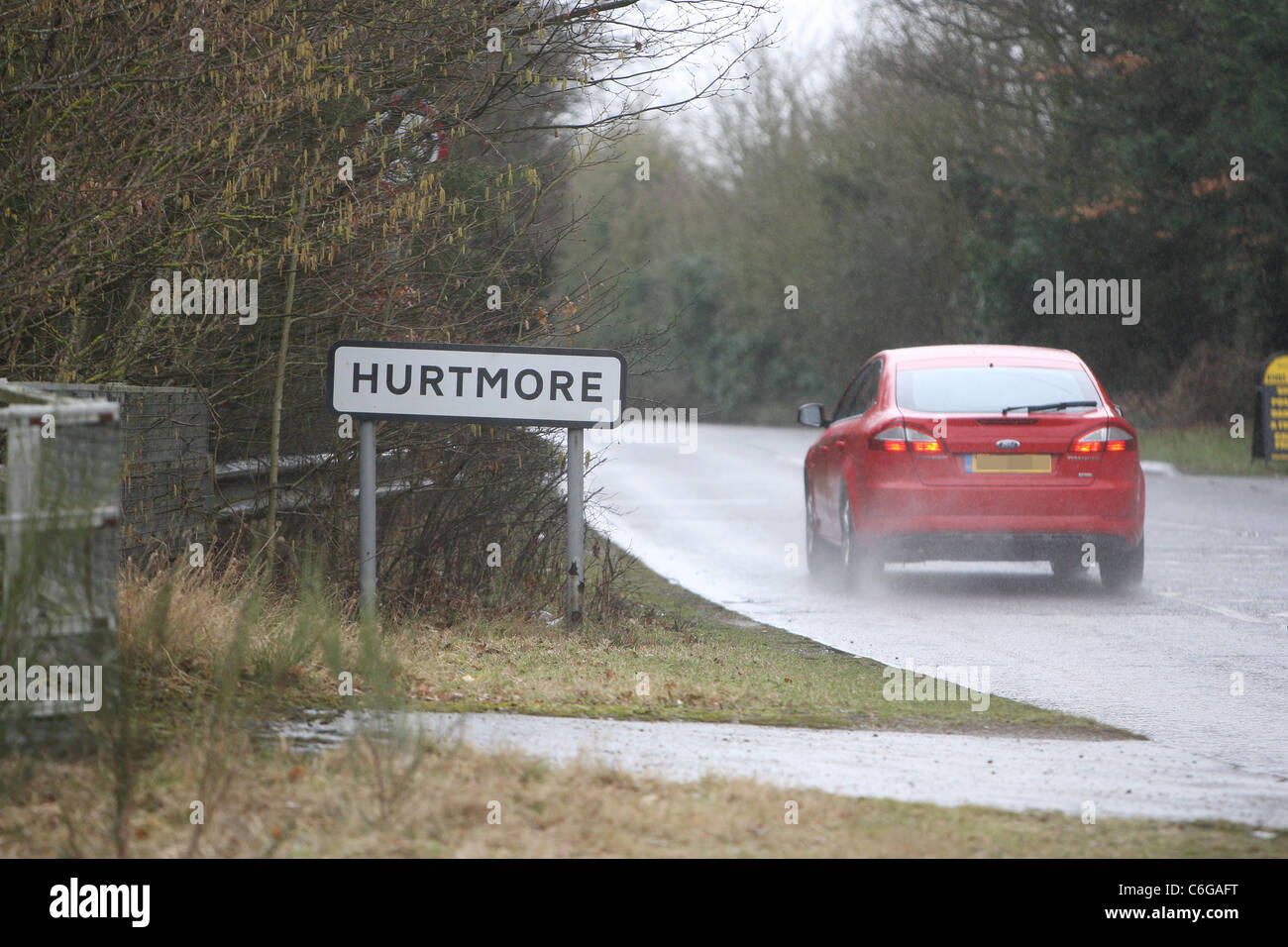 Photographers and media wait outside Cheryl Cole's house in the village ...
