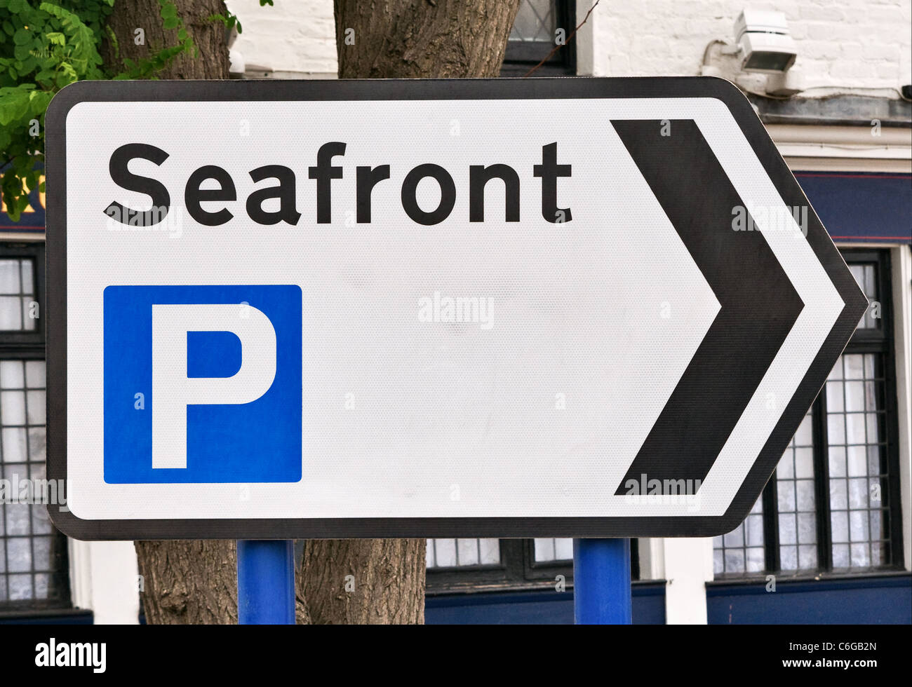 To the seafront and parking directions beach arrow pointer direction hi ...