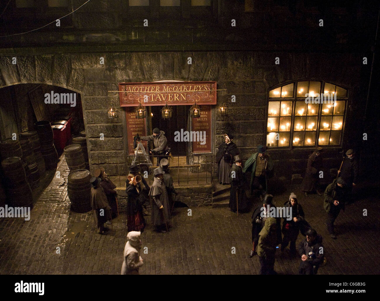 Simon Pegg and Andy Serkis on the set of their new movie 'Burke and ...