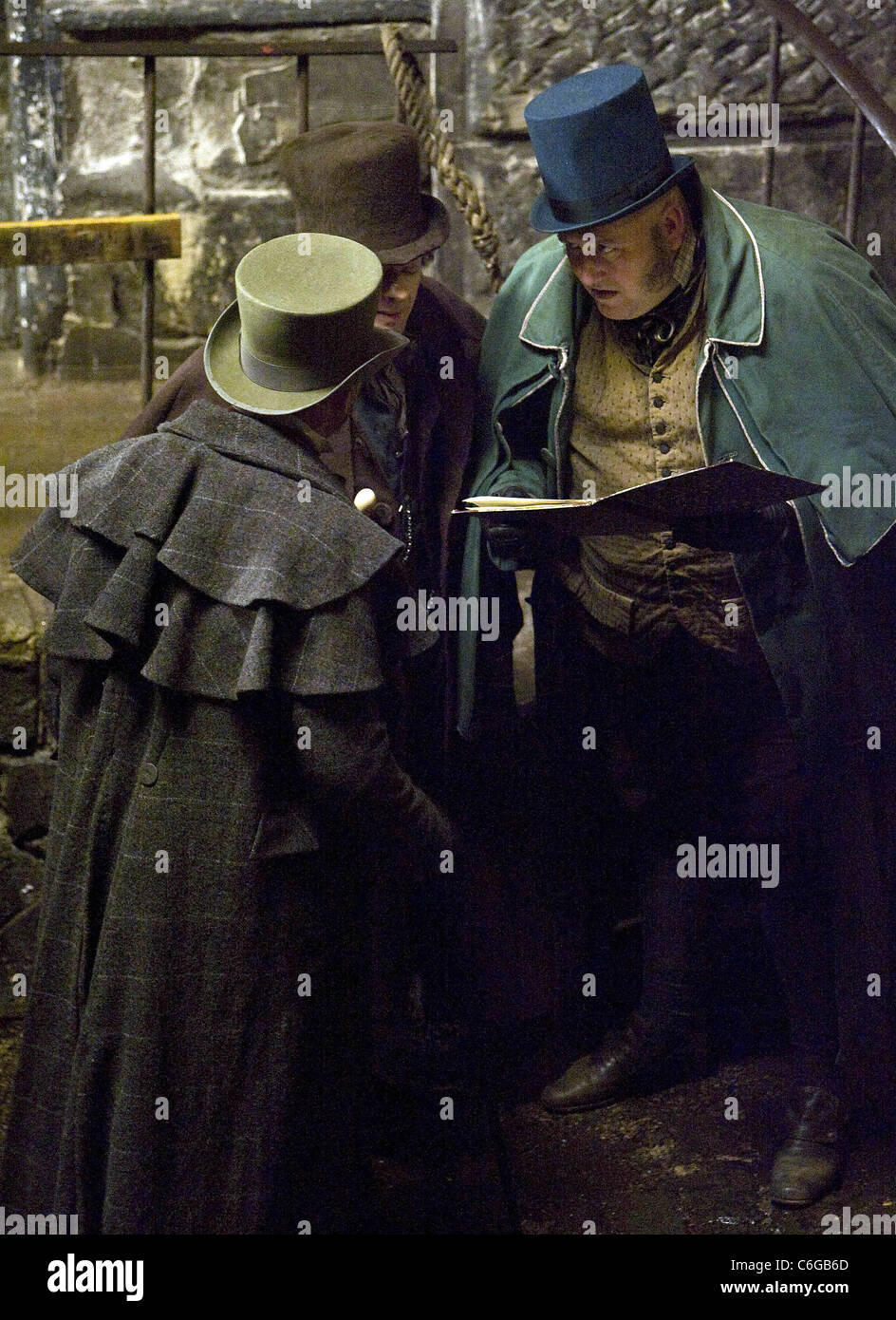 Simon Pegg and Andy Serkis on the set of their new movie 'Burke and ...