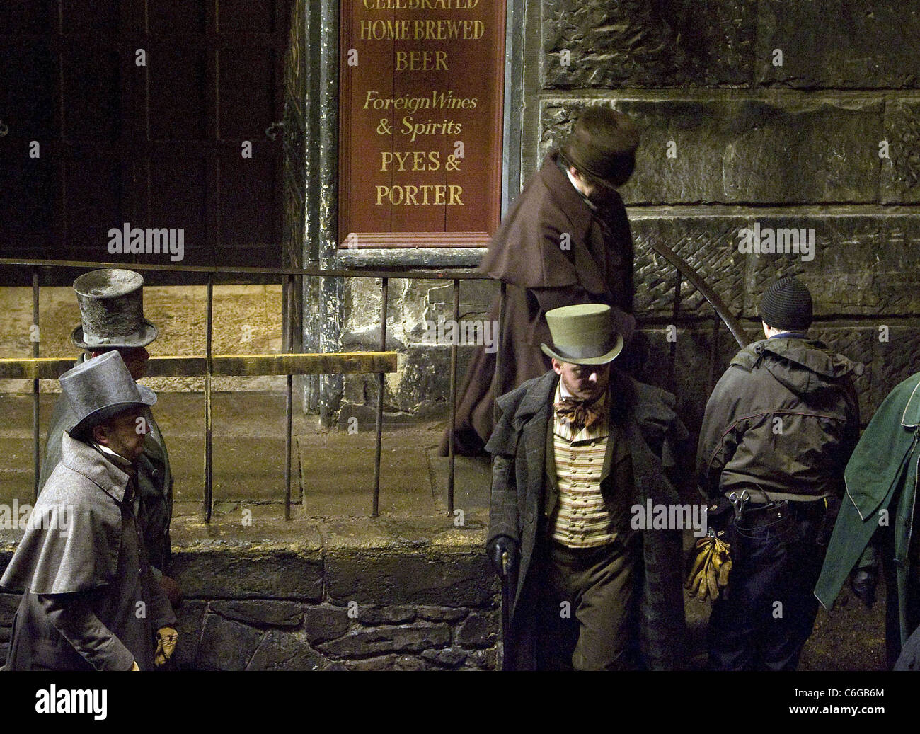 Simon Pegg and Andy Serkis on the set of their new movie 'Burke and ...