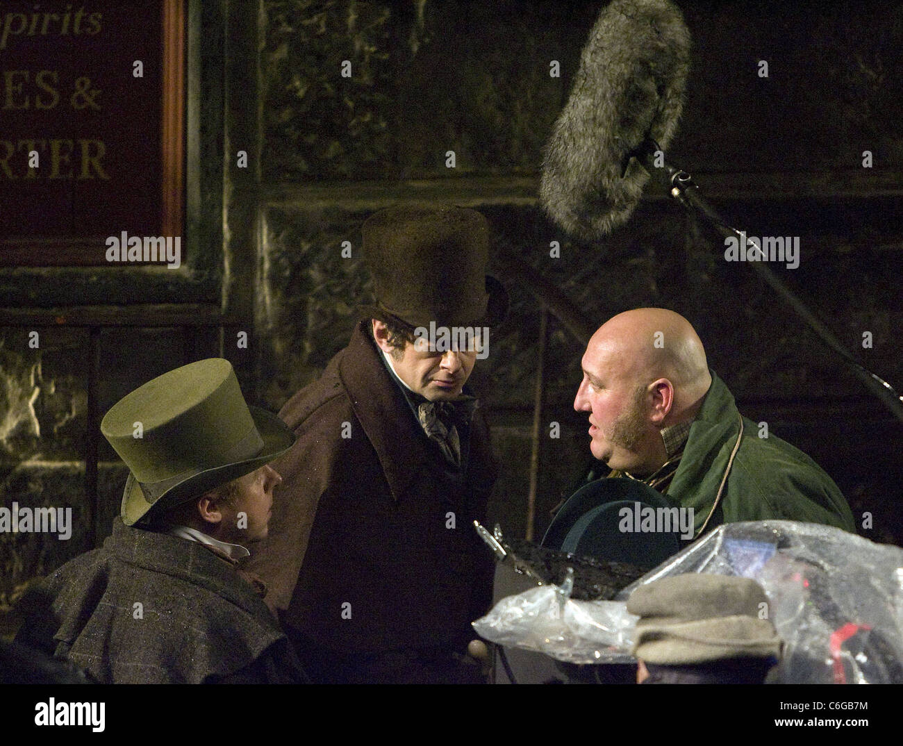 Simon Pegg and Andy Serkis on the set of their new movie 'Burke and ...