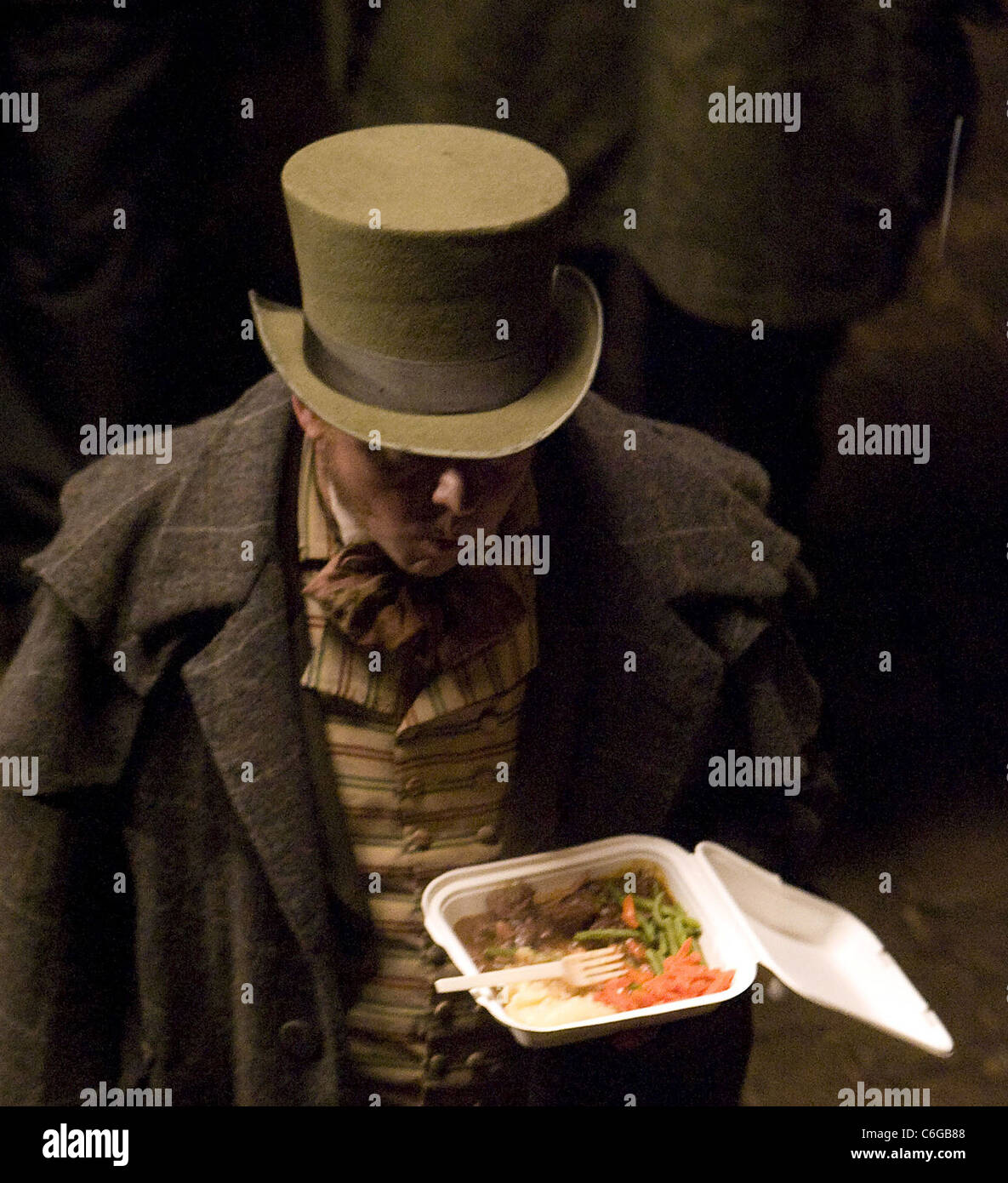 Simon Pegg and Andy Serkis on the set of their new movie 'Burke and ...