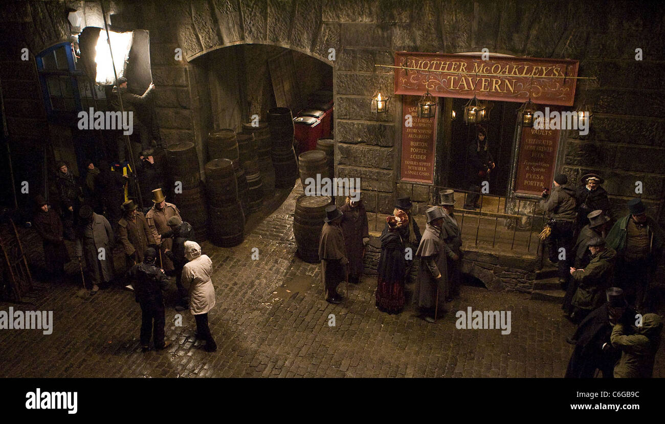 Simon Pegg and Andy Serkis on the set of their new movie 'Burke and ...