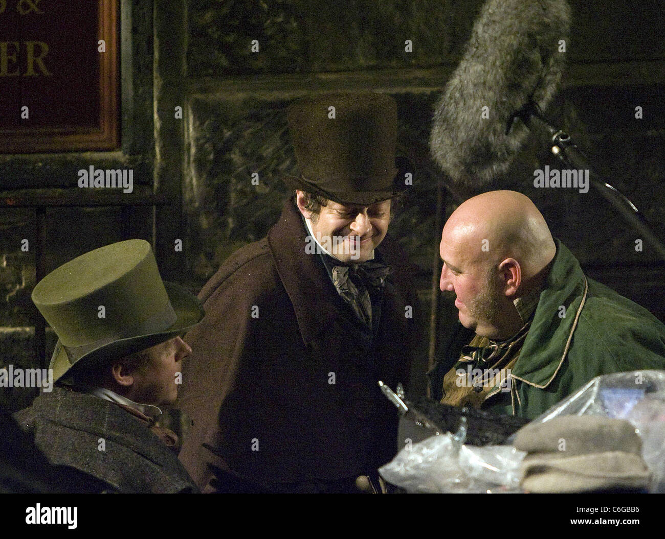 Simon Pegg and Andy Serkis on the set of their new movie 'Burke and ...