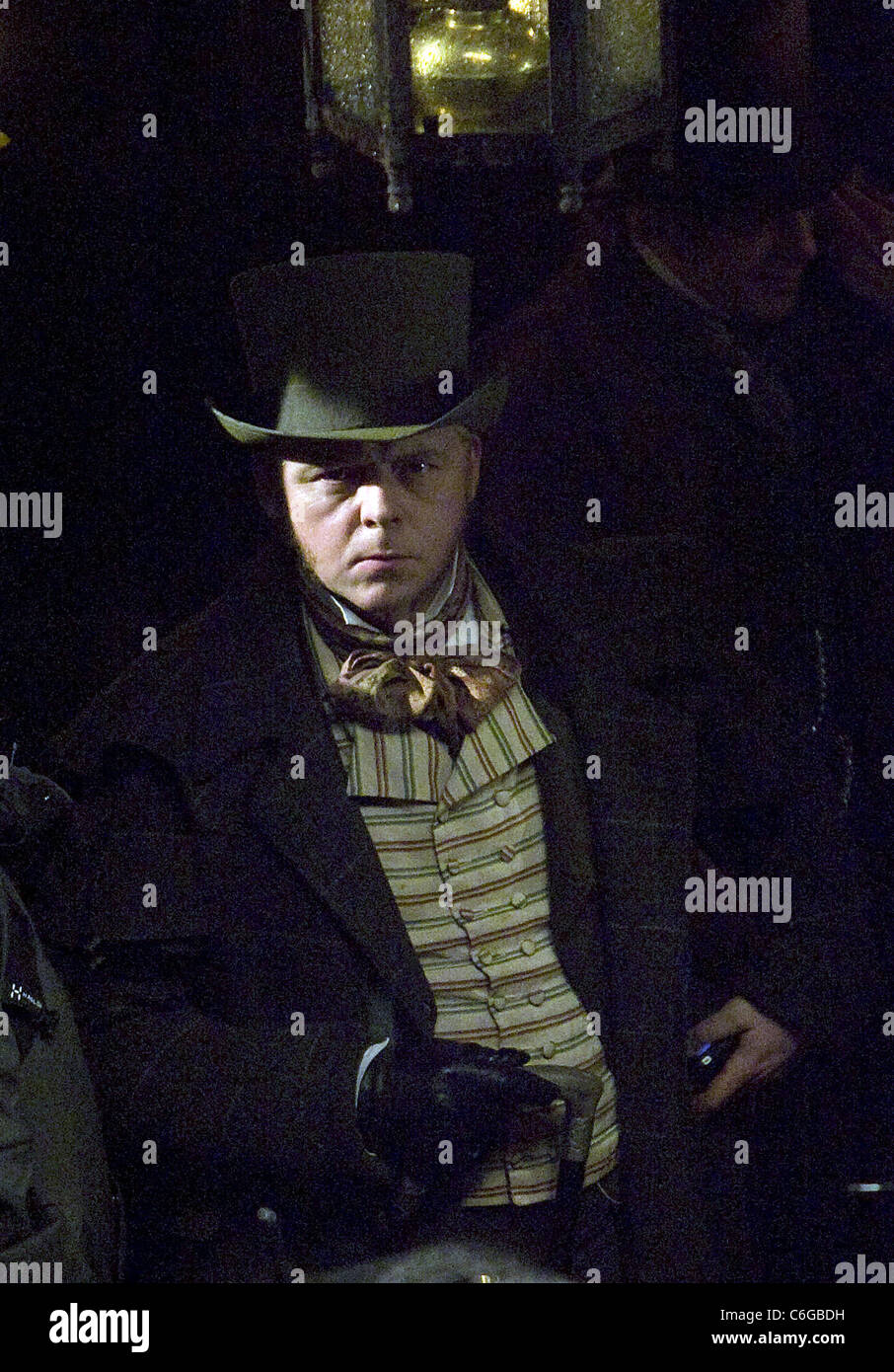 Simon Pegg Simon Pegg and Andy Serkis on the set of their new movie ...