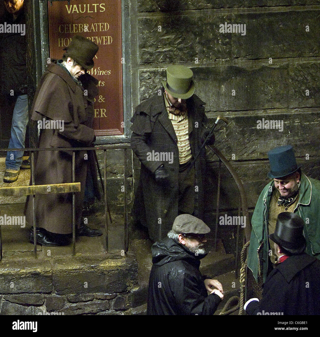 Simon Pegg and Andy Serkis on the set of their new movie 'Burke and ...